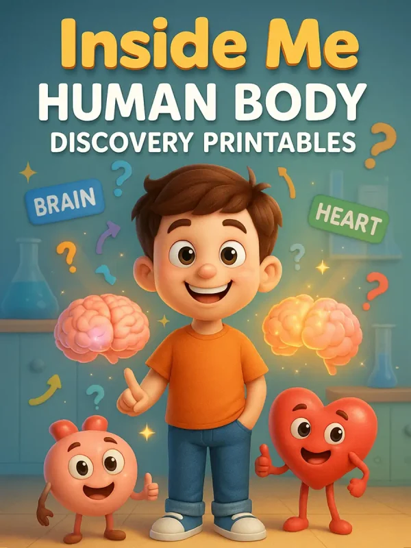 Inside Me – Human Body Discovery Printables (240 Pages) | Kids Learning ...